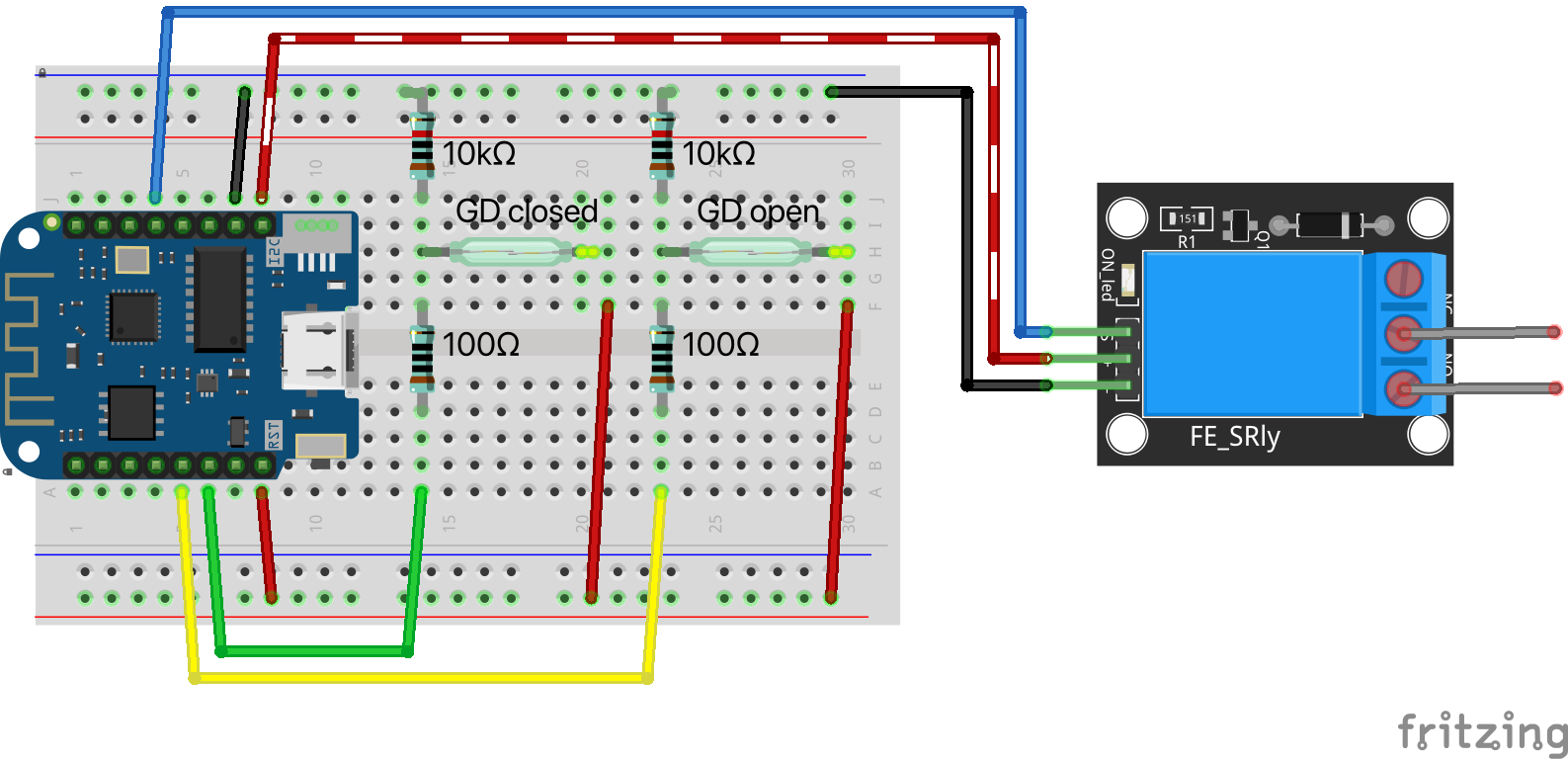 Garage door control – Home Automation